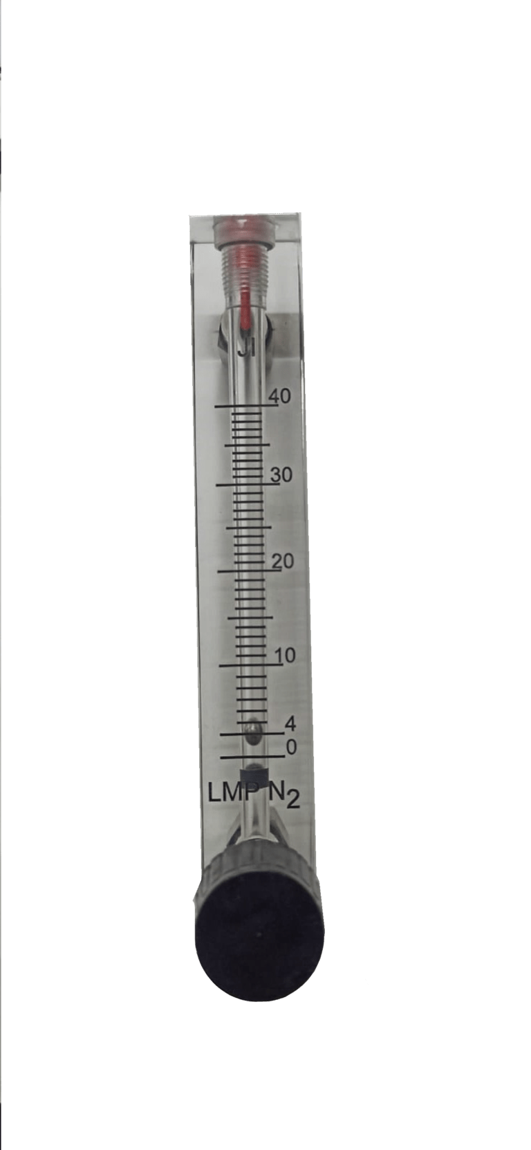 Acrylic Tube Rotameter for Nitrogen, Range 0 to 40 LPM, Connection 1/4 ...