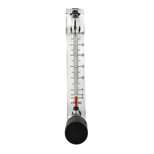 Acrylic Tube Rotameter for Nitrogen, Range 0 to 30 LPM, Connection 1/4 ...